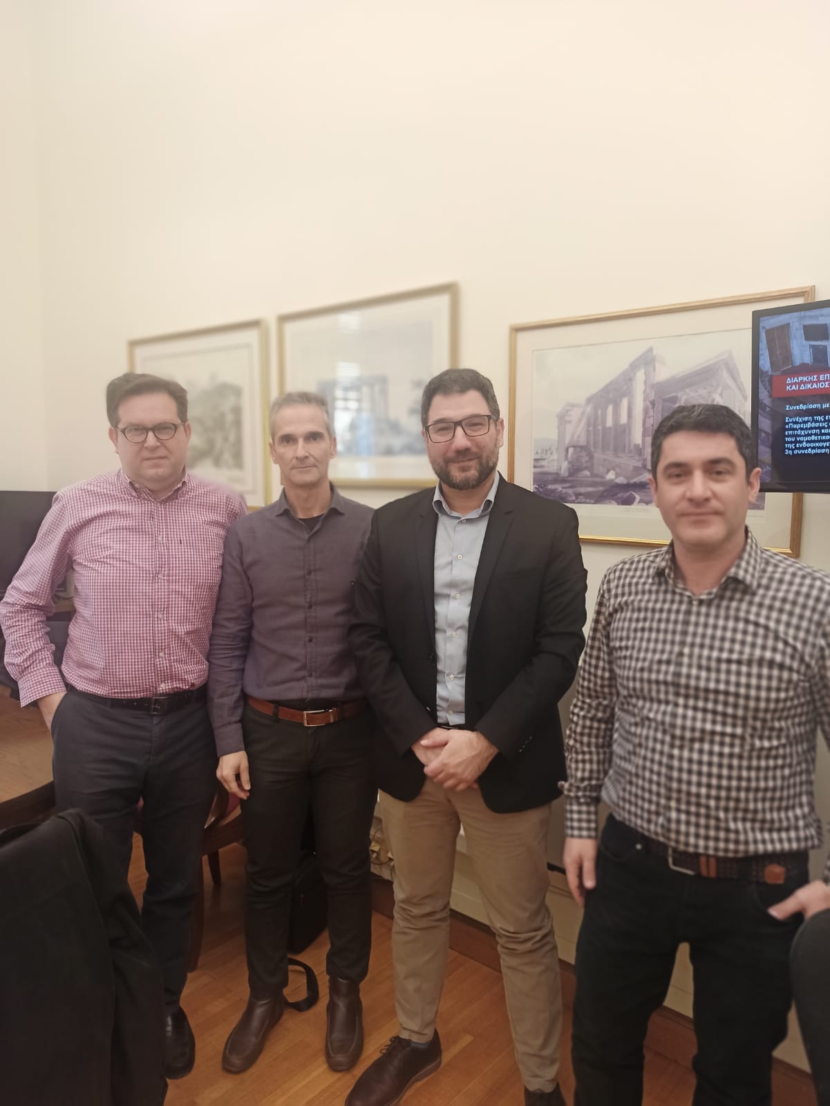 Συνάντηση με αντιπροσωπεία της Νέας Αριστεράς - Σ.Ε.Υ.Τ.ΠΕ